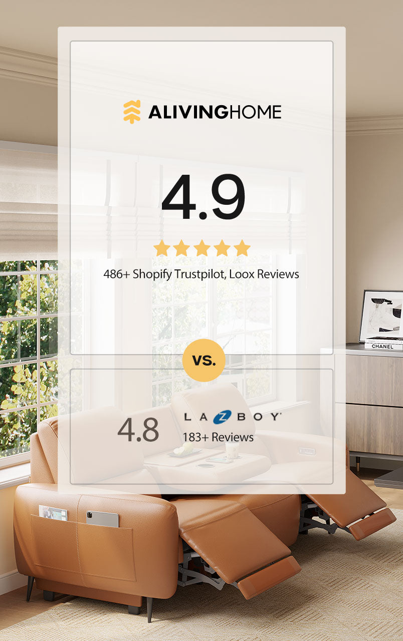 Alivng Home Recliner Sofa is Comparable to La-Z-Boy Reclining Sofa