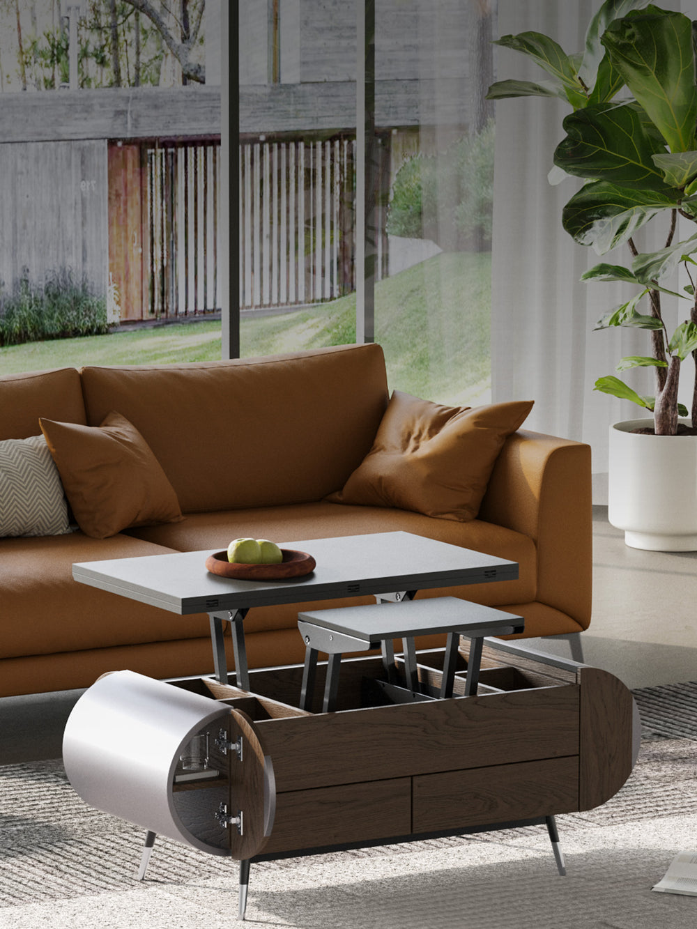 UCapsule Lift-Top Coffee Table | Aliving Home Furniture at Living Room