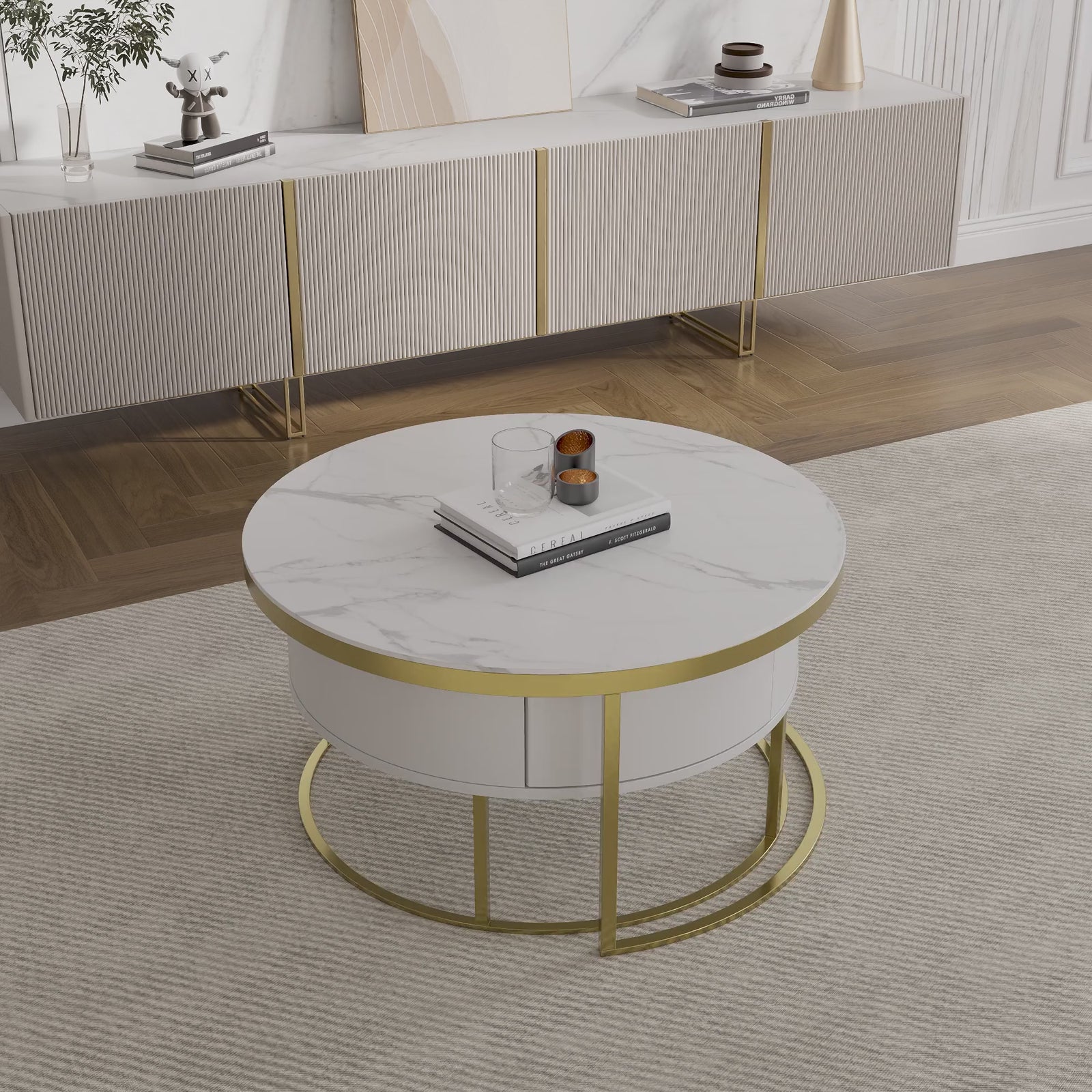 Buffet Table & Sideboard With Storage | Aliving Home Cabinet
